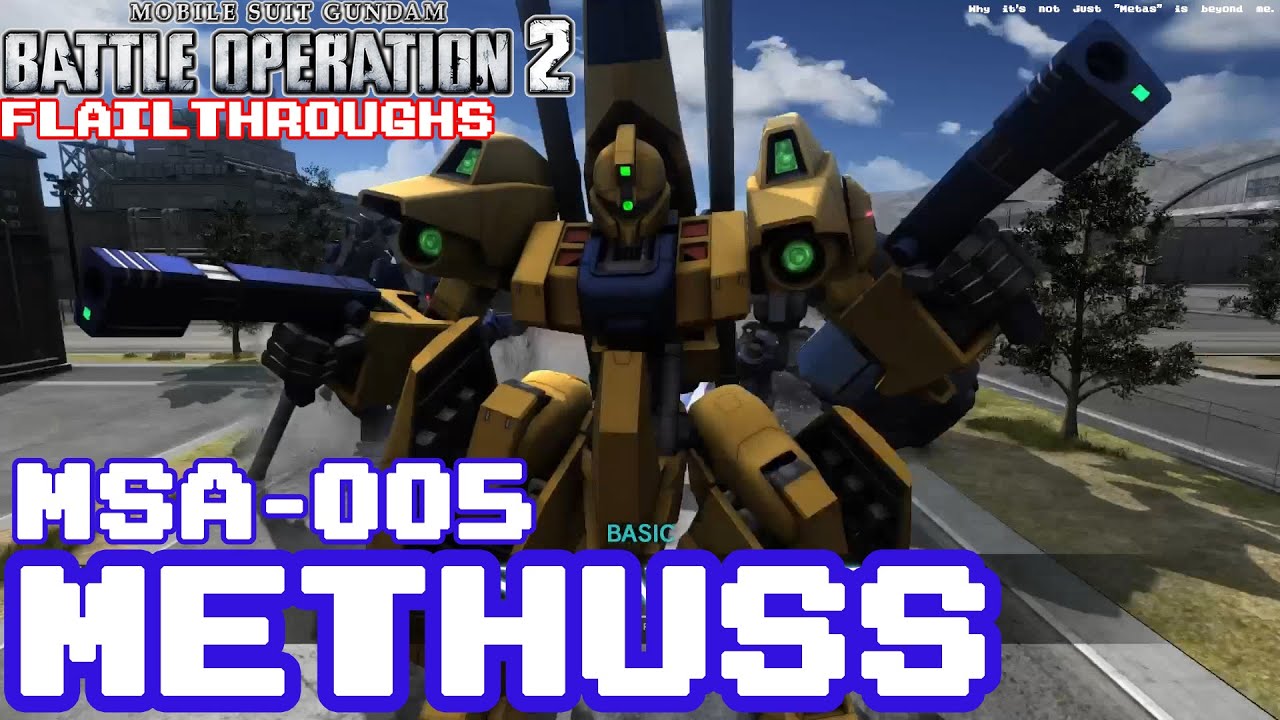 Gundam Battle Operation 2: MSA-005, Menace Of The Maxed-Out Methuss ...