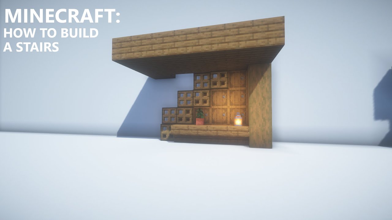 "Building an Awesome Staircase in Minecraft - YouTube