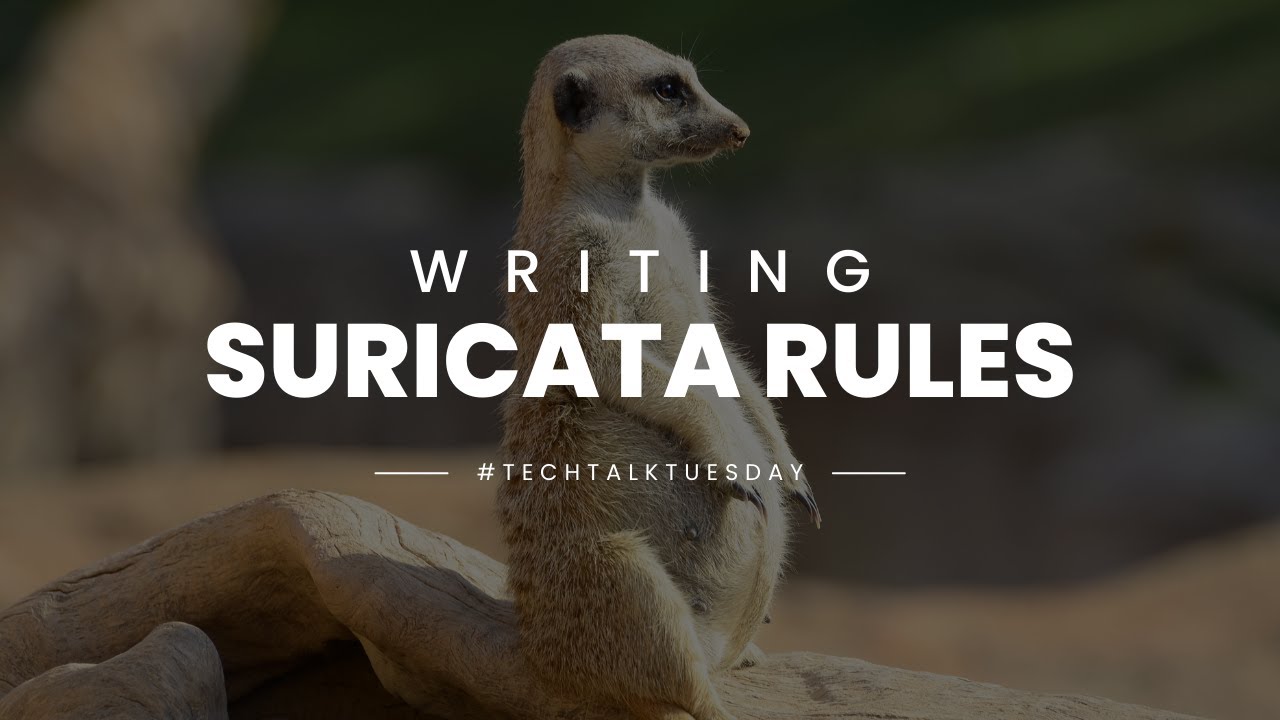Writing Suricata Rules: Understanding The Basic Rule Format - YouTube
