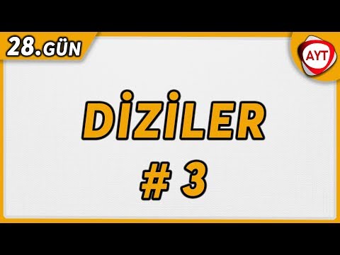 28.Gün Diziler 3 | 65 Günde AYT Matematik Kampı #aytmatematik #diziler