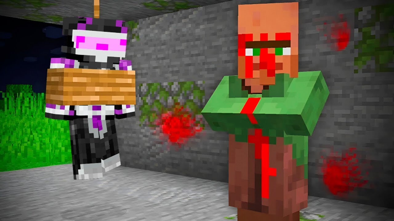 ENGAÑÉ A MI AMIGO CONVIRTIÉNDOME EN UN ALDEANO DE SANGRE EN MINECRAFT ...