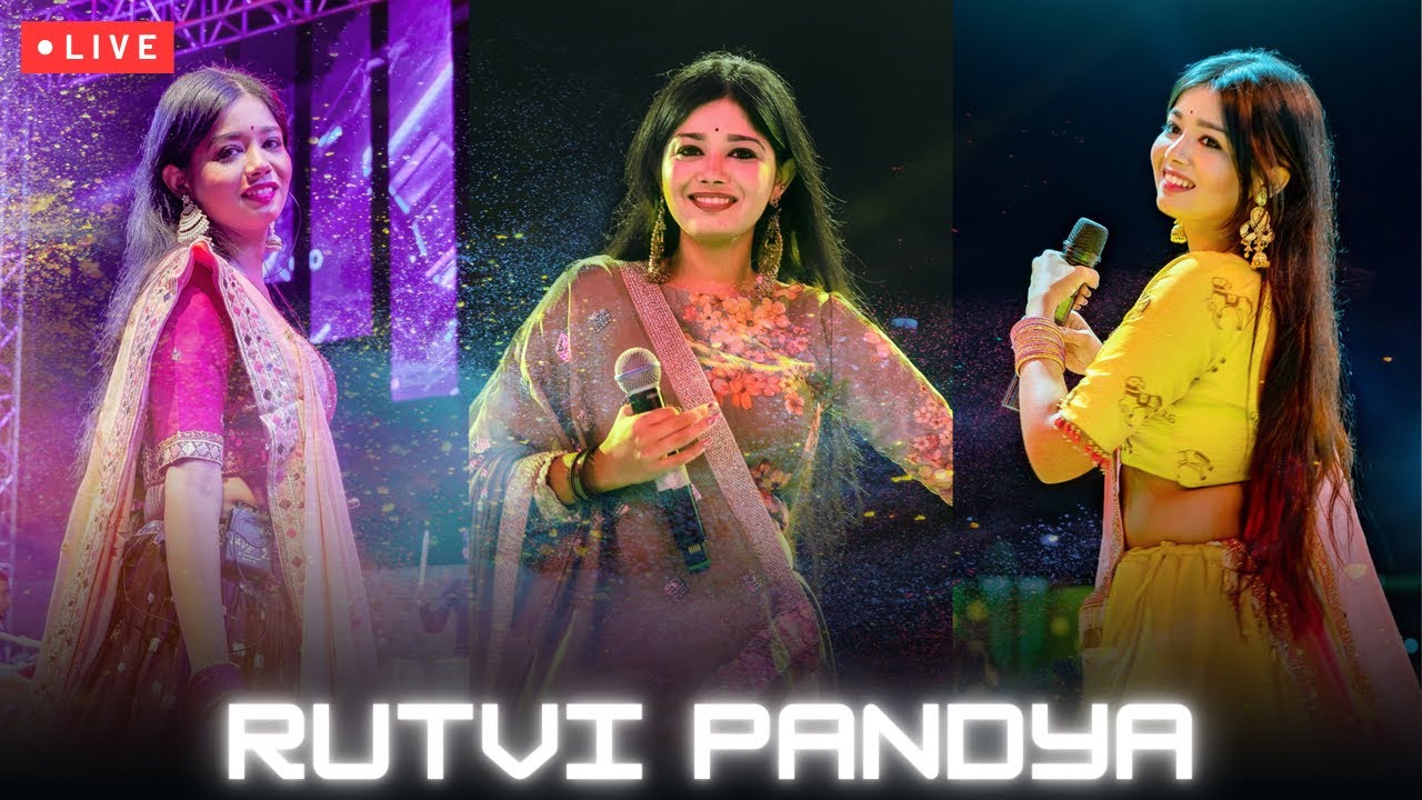 Rutvi Pandya - Live Garba 2022 - Show Reel - Highlights - YouTube