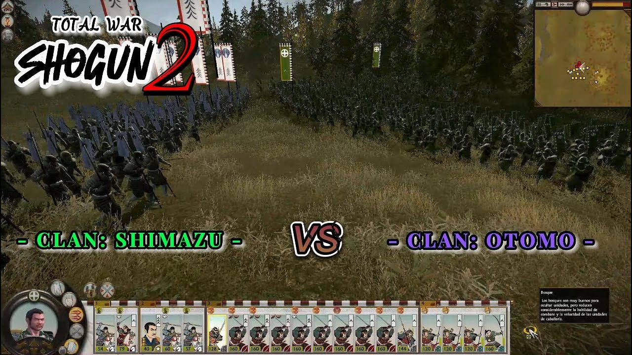 Total War: Shogun 2. Batalla de Clan Shimazu contra el Clan Otomo ...