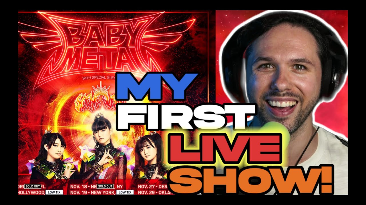 BABYMETAL MY FIRST LIVE SHOW! 2024 WORLD TOUR REVIEW - YouTube