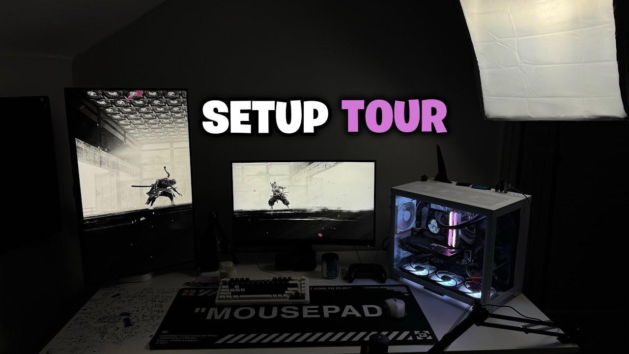 20-Year-Old Content Creator Setup Tour! - (Temporary) - YouTube
