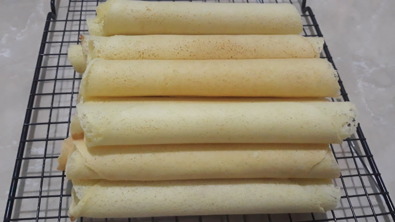Resep Dan Cara Membuat Kue Semprong Enak anti gagal ||Roti gapit - YouTube
