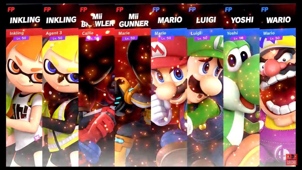 Super Smash Bros Ultimate Amiibo Fights – Request #22816 Splatoon vs ...