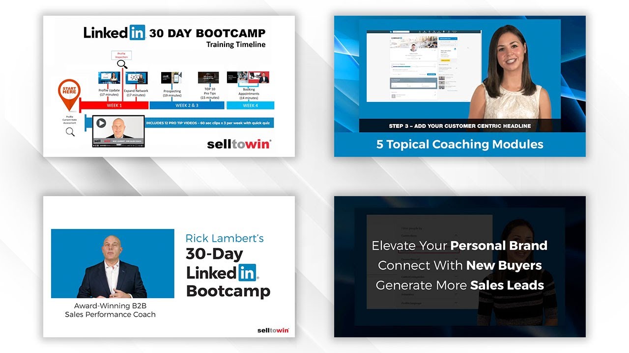 Rick Lambert's 30-Day LinkedIn Bootcamp - YouTube