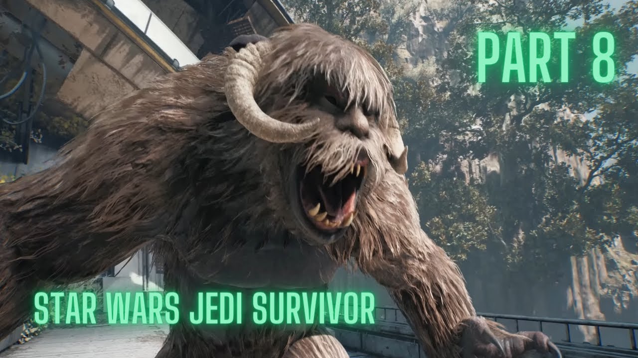 Star Wars Jedi Survivor- Part 8- FIGHTING A MUTATED BISON - YouTube