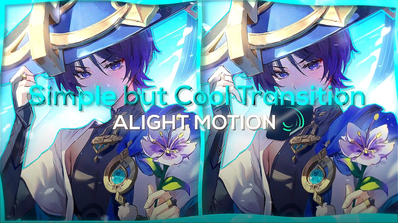 SIMPLE BUT COOL TRANSITION #1 TUTORIALS | ALIGHT MOTION - YouTube