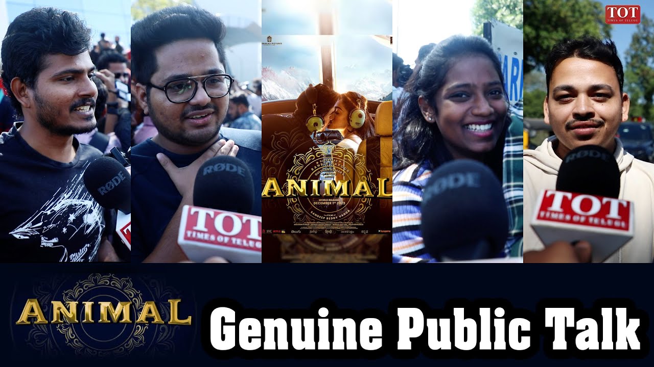Animal Movie Matinee Public Talk | Sandeep Reddy Vanga, Ranbir Kapoor ...