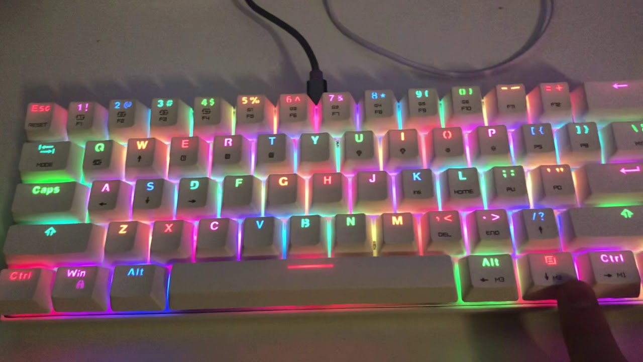 MOTOSPEED CK-62 OYUNCU KLAVYESİ MAVİ(BLUE)SWİTCH TANITIM VİDEOSU - YouTube