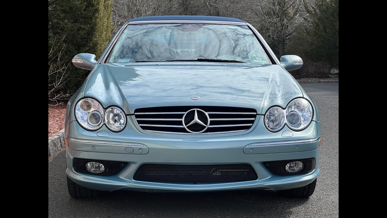 2004 Mercedes-Benz CLK500 in Ice Blue Metallic 21,900 miles !!! 2/25/25 ...