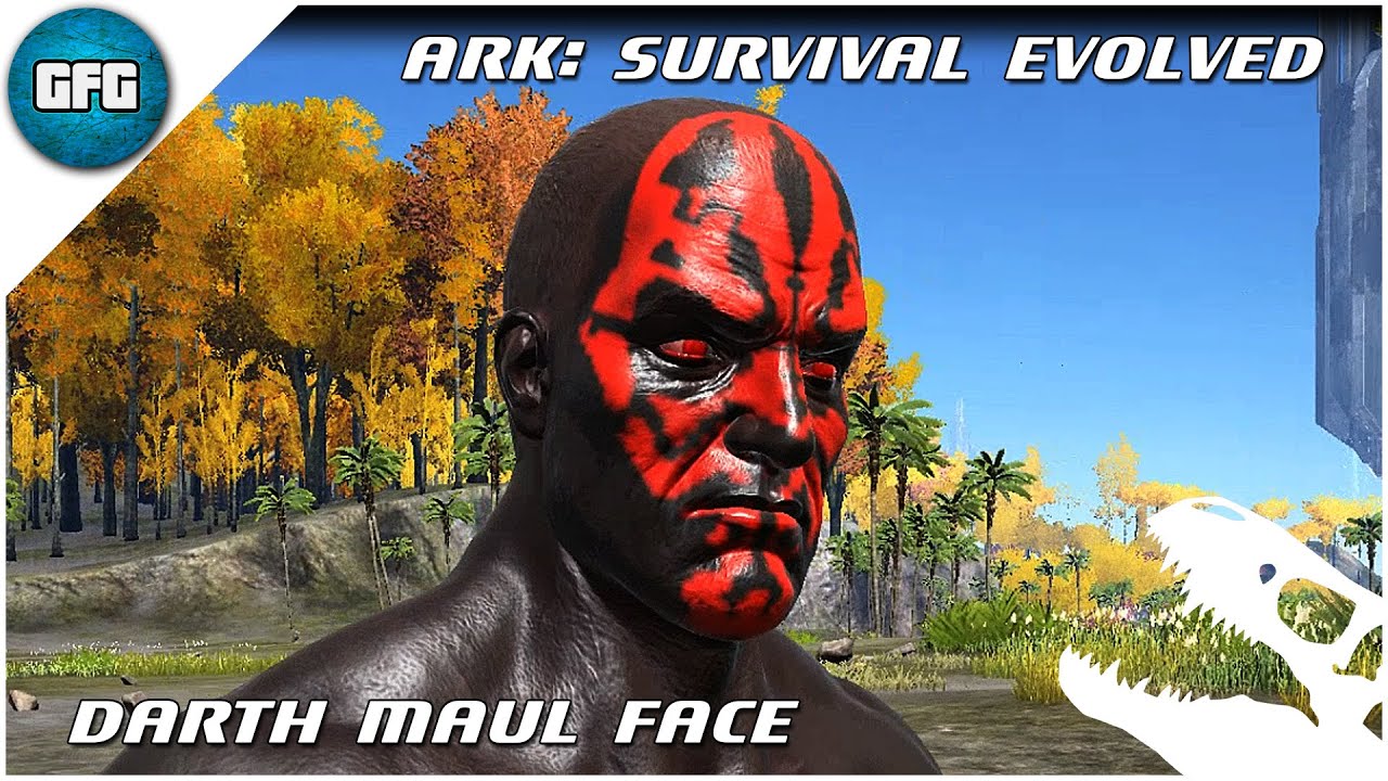Ark Survival Evolved - Darth Maul Face mask - YouTube