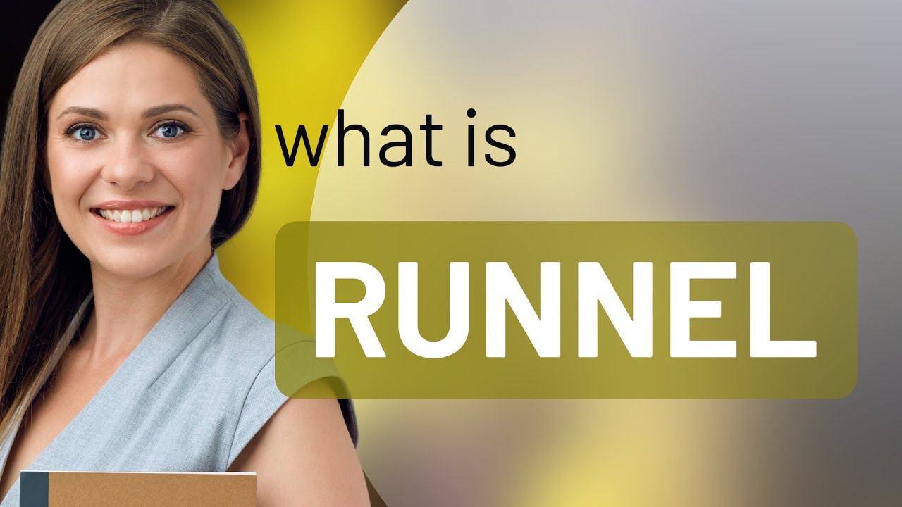 Runnel | what is RUNNEL definition - YouTube