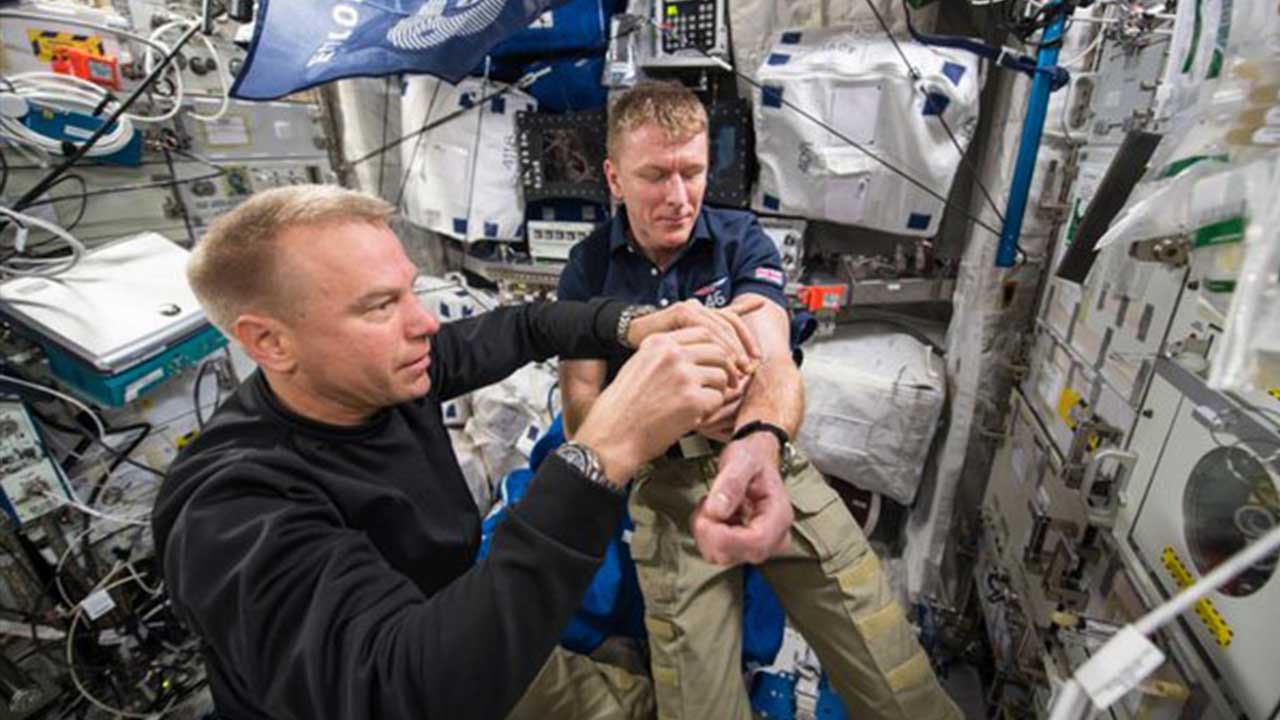 NASA launches study to improve health of astronauts in space - YouTube
