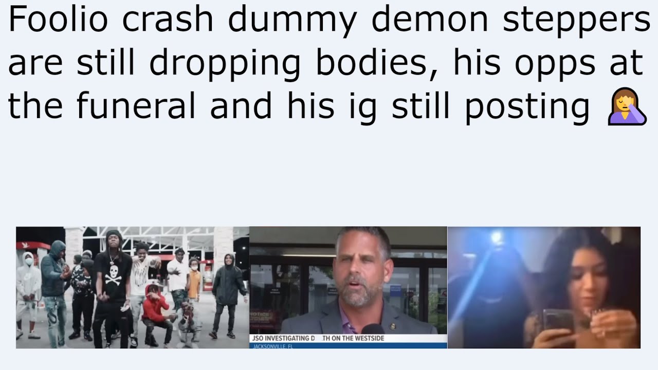 Foolio crash dummy demon steppers are still dropping bodies, his opps ...