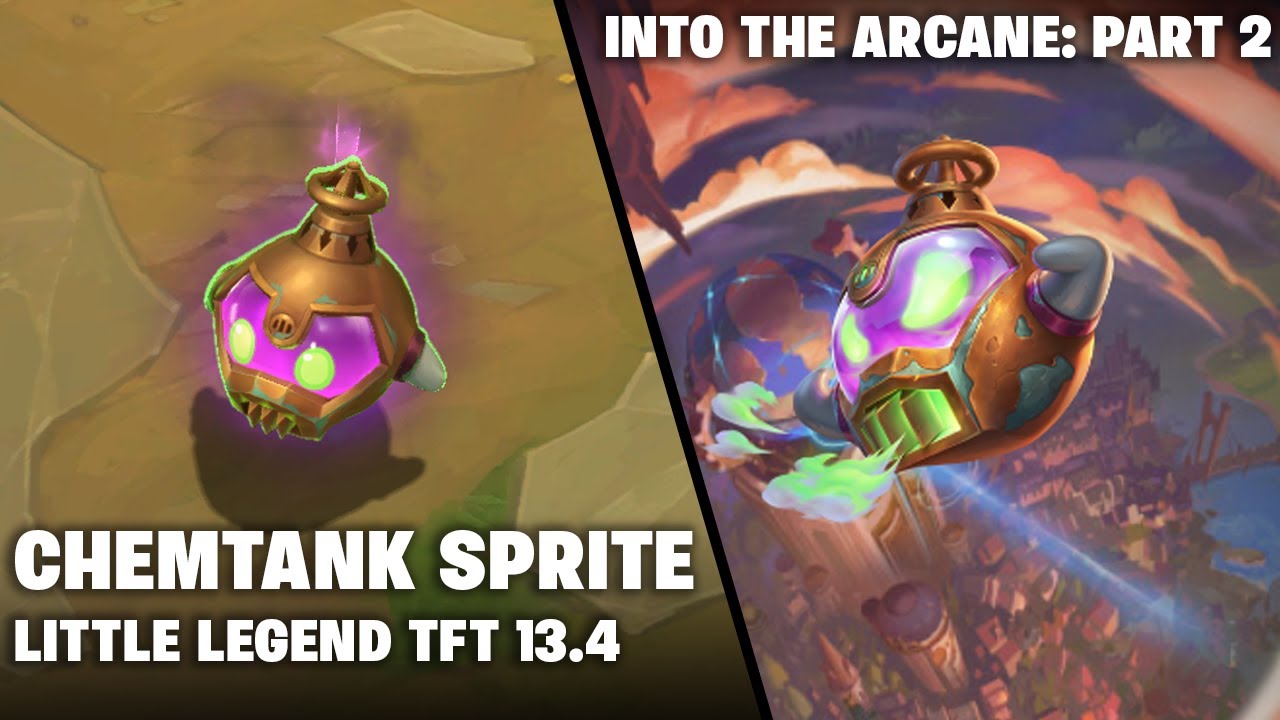 CHEMTANK SPRITE LITTLE LEGEND - EMOTES - BATTLE PASS | TFT 13.4 - YouTube
