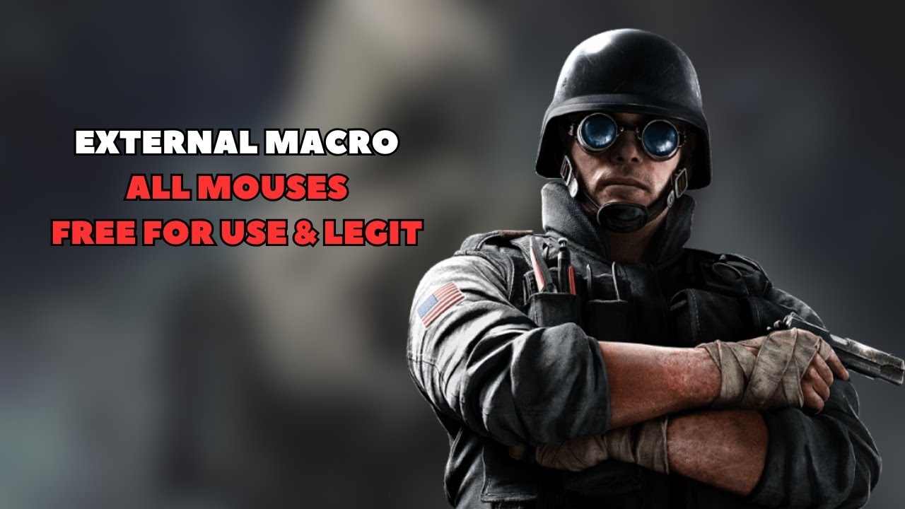 R6 No Recoil Script Macro \ External & Legit (FREE FOR USE) - YouTube