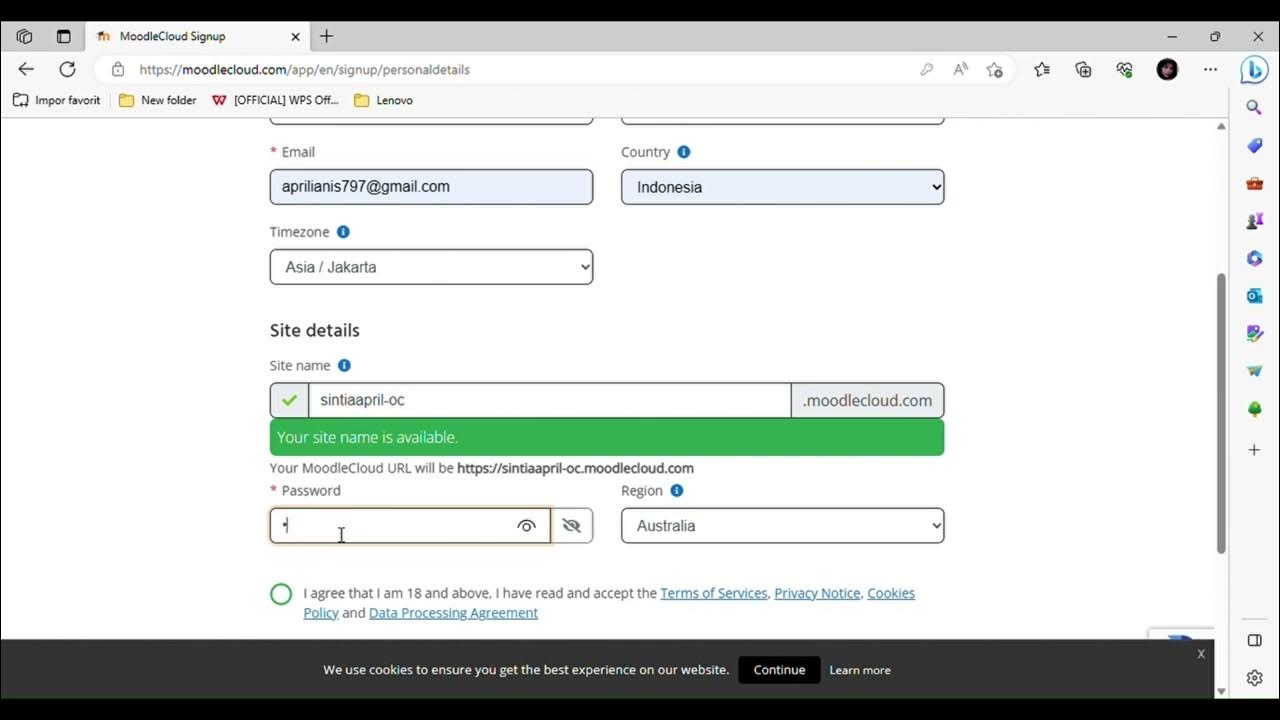 langkah-langkah membuat akun LMS moodle - YouTube