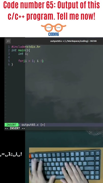 Code number 65: Output of this c/c++ program. Tell me now! #shorts #programming #coding #c - YouTube