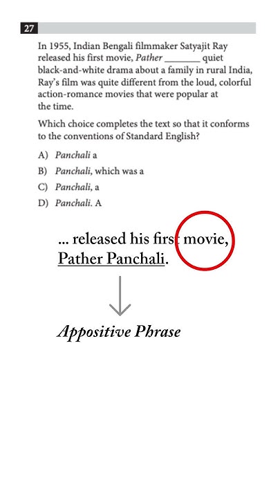 PSAT 8/9 Reading Section: Ch. 3 (Standard English Conventions) - YouTube