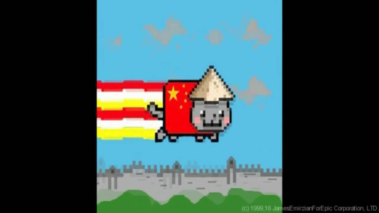 Scary Pop Up Nyan Cat In 10 Minutes Screamer - Nyan Cat Chinese - YouTube