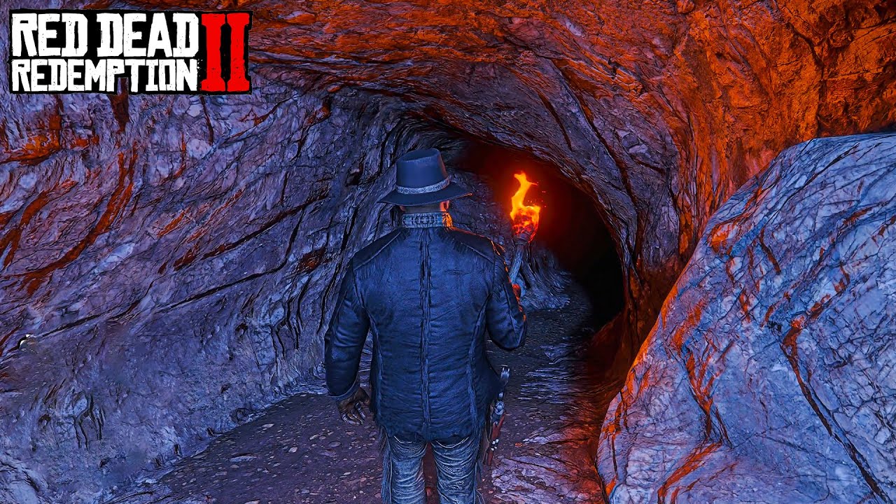 The rare encounter most might mssed in this secret cave - RDR2 - YouTube