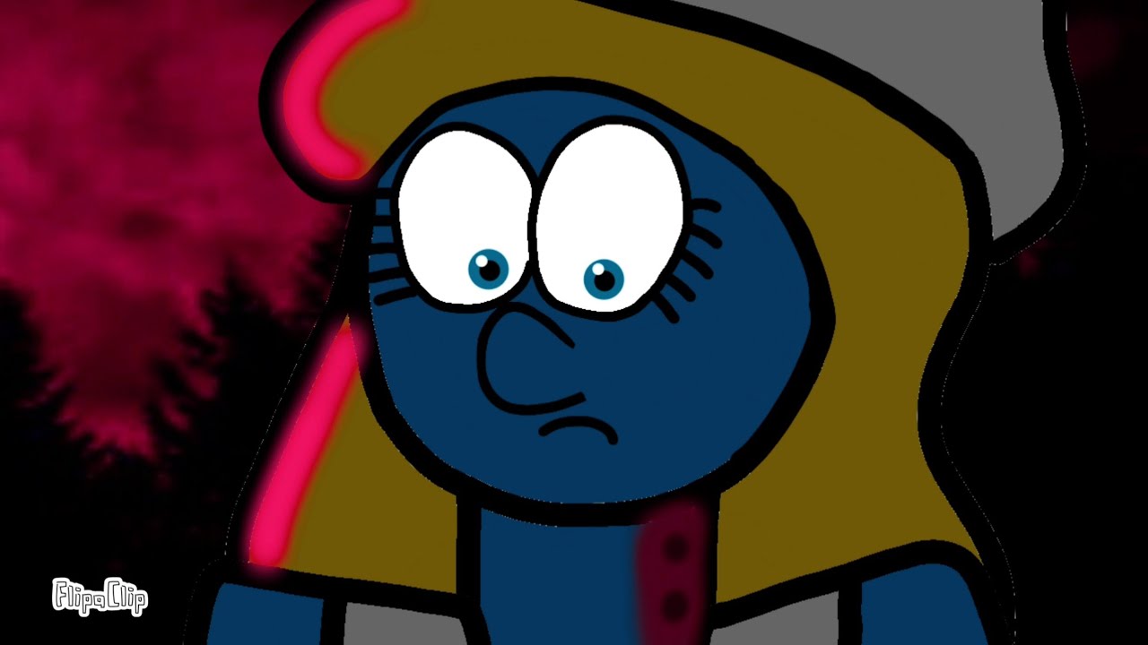 Smurfette Got Bitten By Vampire Female Smurf - YouTube