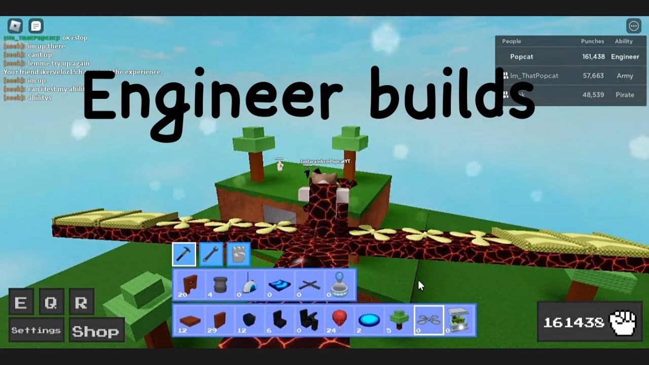 some of my engineer mastery inventions roblox ability wars - YouTube