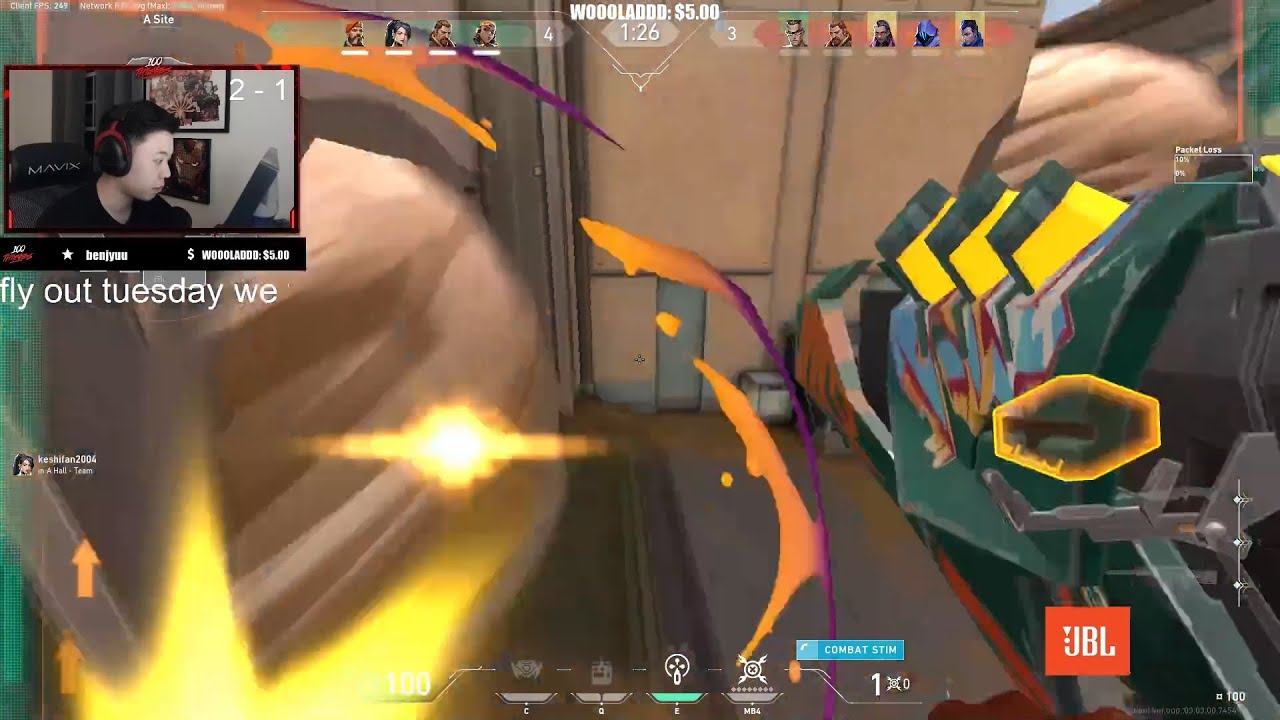 100T DERREK RAZE VALORANT GAMEPLAY [Full Match VOD] - YouTube