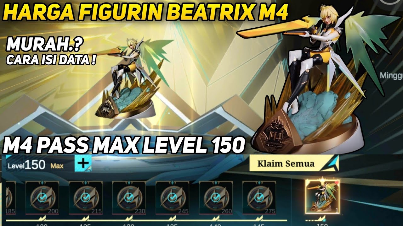 BORONG M4 PASS LEVEL 150 ! HARGA FIGURE BEATRIX M4 DAN CARA ISI DATA PENGIRIMAN FIGURE BEATRIX ...
