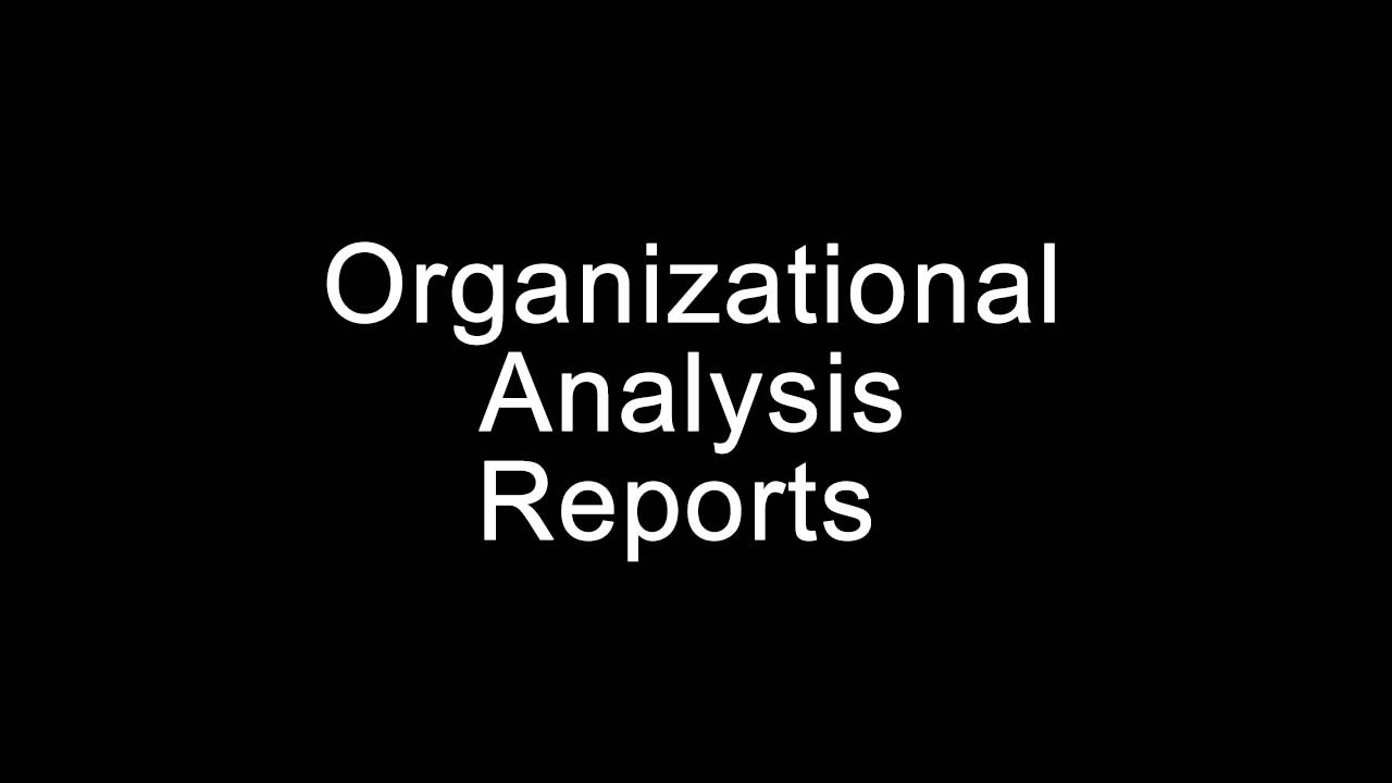 Unit 2 Organizational Analysis Reports - YouTube