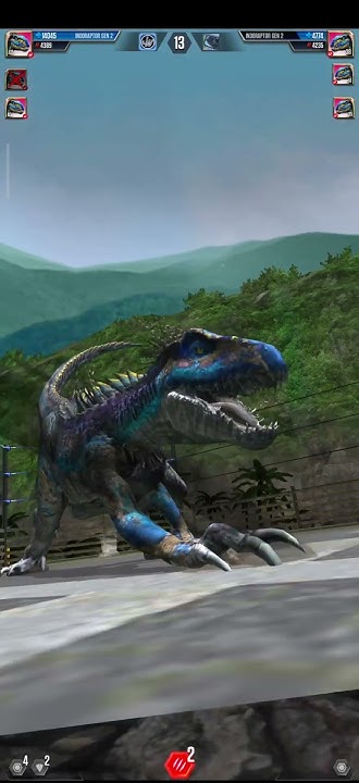 Jurassic World The Game Indoraptor Gen 2 Battle!! - Youtube