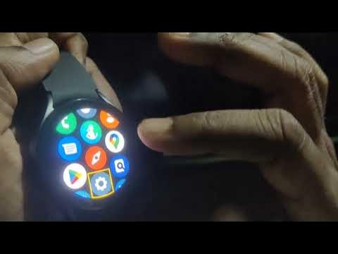 how to use Samsung smartwatch 4 with screen reader TalkBack very easily ...