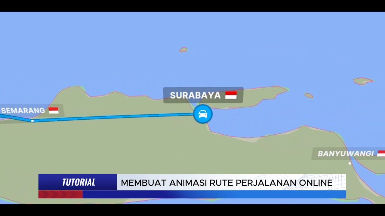CARA MUDAH MEMBUAT ANIMASI RUTE PERJALANAN TANPA SOFTWARE, MULT.DEV ...