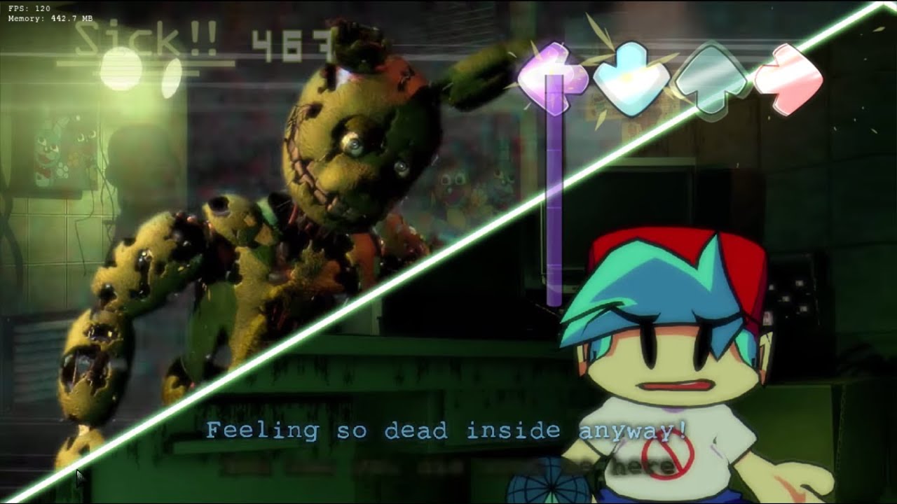 FNF VS FNAF 3 / BF Vs Springtrap / Everlasting / Full Combo (FC) - YouTube