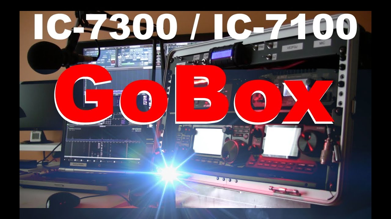 Go Box w/ IC-7300, IC-7100, SDRPlay, Hotspot, T/R Switch - YouTube