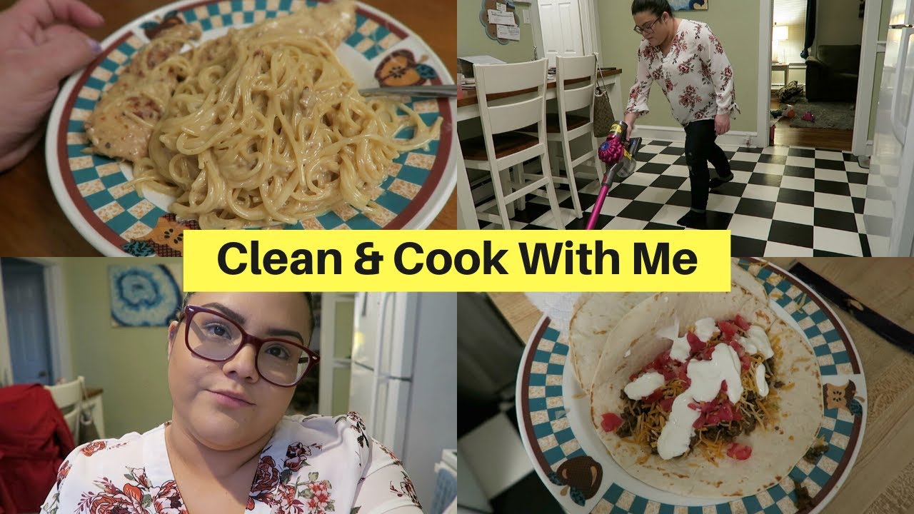 COOK & CLEAN WITH ME \\ EXTREME CLEANING MOTIVATION - YouTube