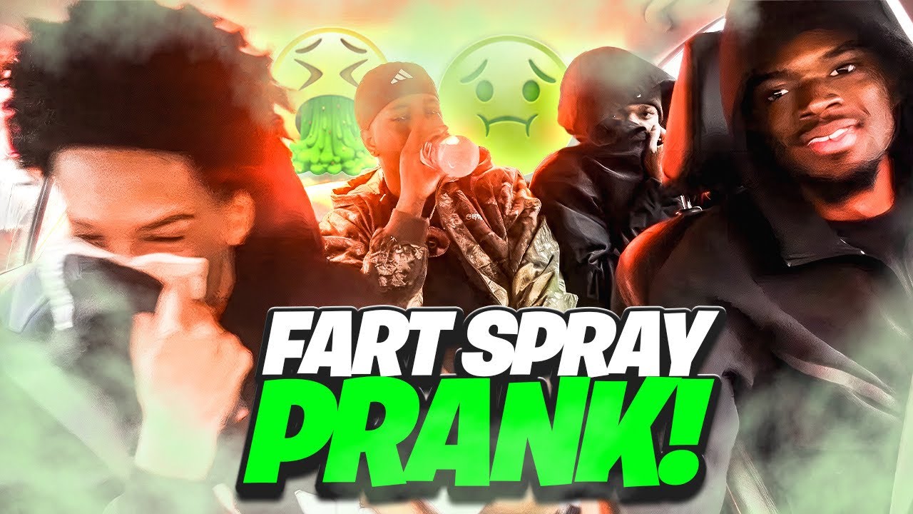 AGGRESSIVELY SPRAYING FART SPRAY💨😷WHILE GOING THROUGH THE CAR WASH ...
