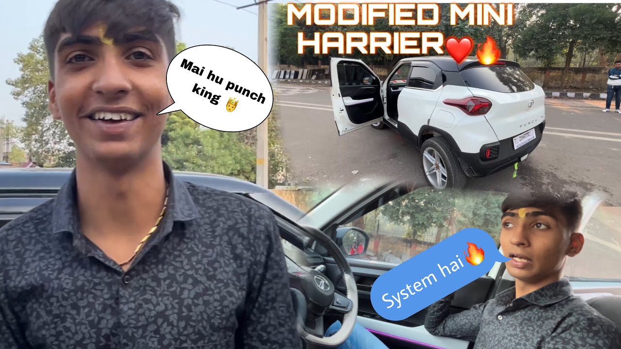 MODIFIED MINI HARRIER ️🔥||||| modification worth ₹2LAKH ||||| PUNCH ...