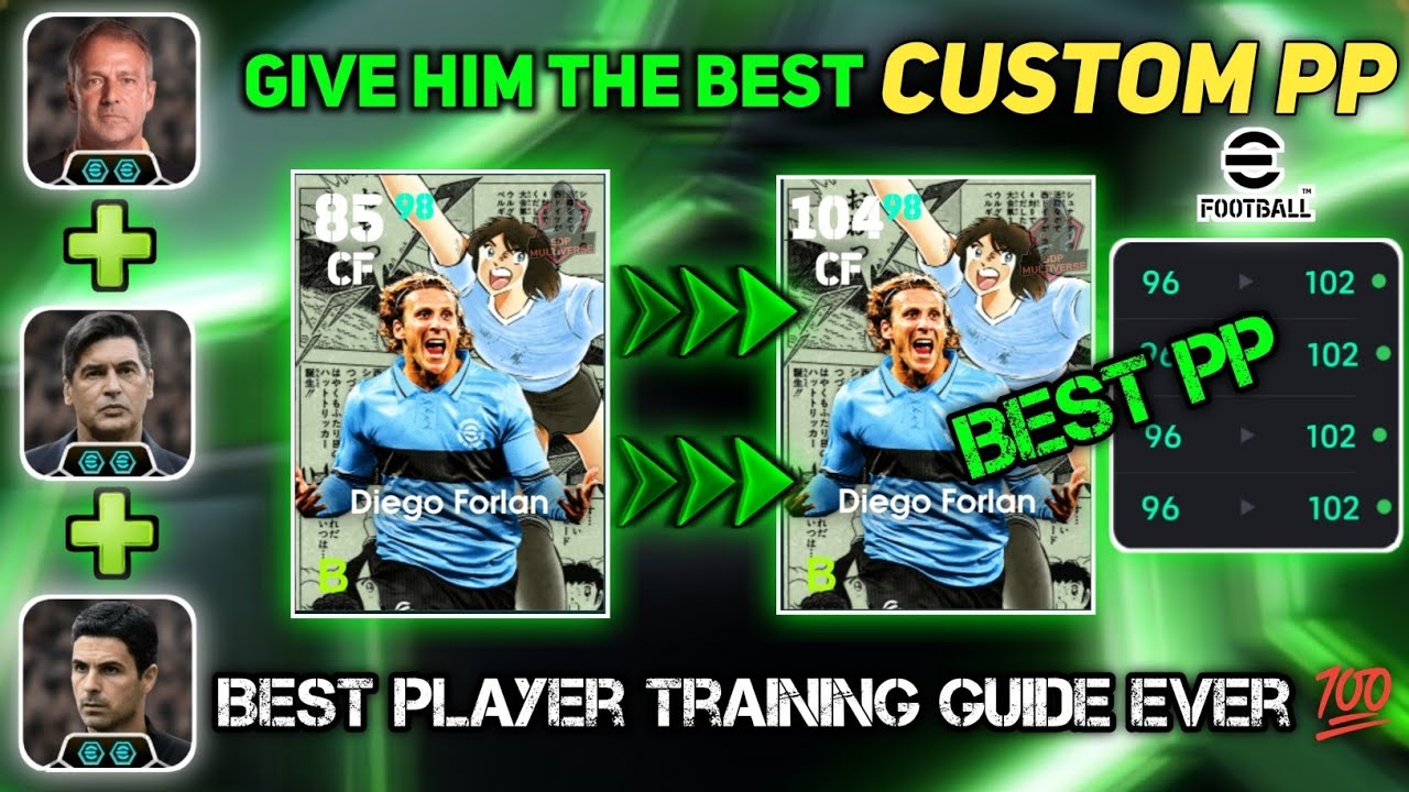 How To Train Epic Diego Forlan In Efootball™ | Epic Forlan Training | Diego Forlan efootball ...