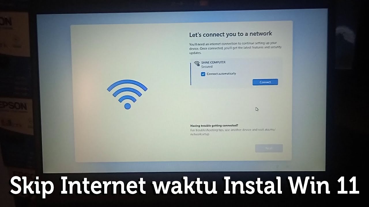 Cara Skip Internet saat penginstalan Di Windows 11 - YouTube