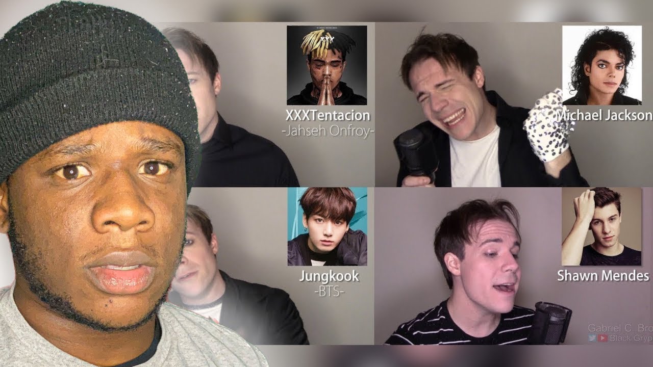 ONE GUY, 54 VOICES (With Music!) Famous Singer Impressions (REACTION ...
