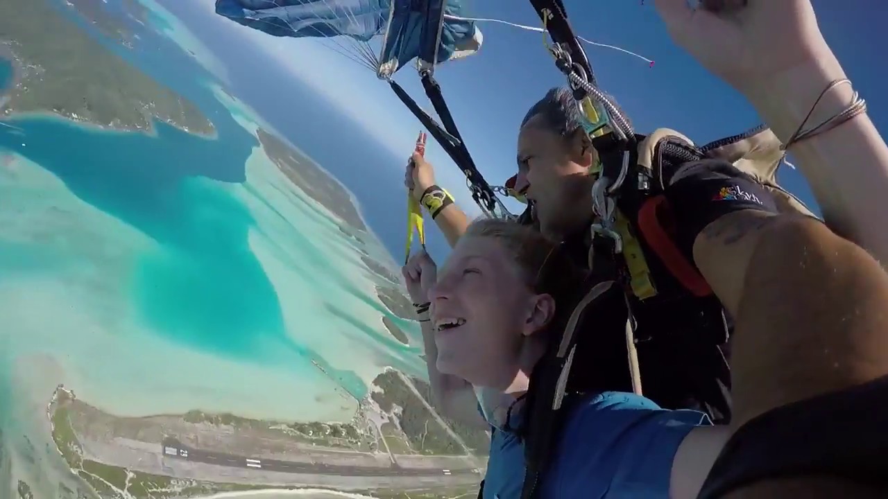 Skydive Bora Bora - YouTube