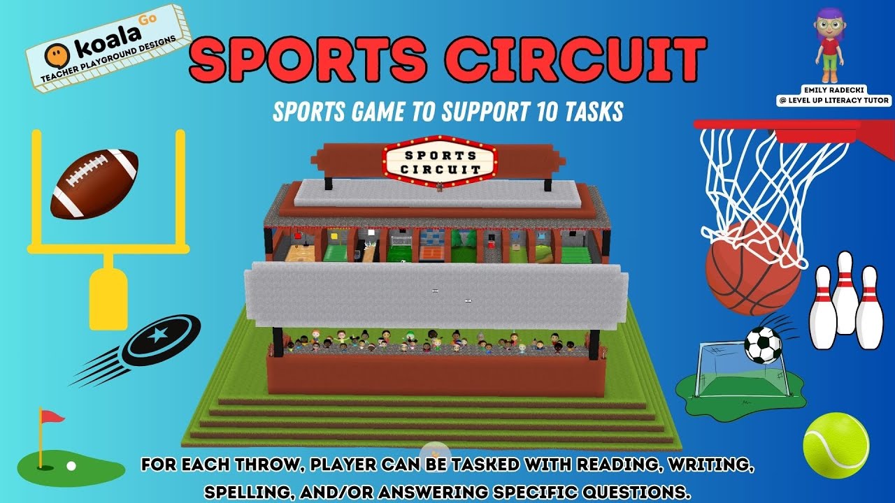 Sports Circuit 🏈 Level Up Literacy Playgrounds on KoalaGo - YouTube