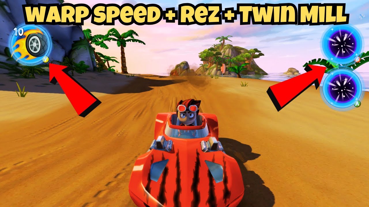 😱 INSANE Warp Speed with Rez + Twin Mill! Beach Buggy Racing 2 Combo! - YouTube