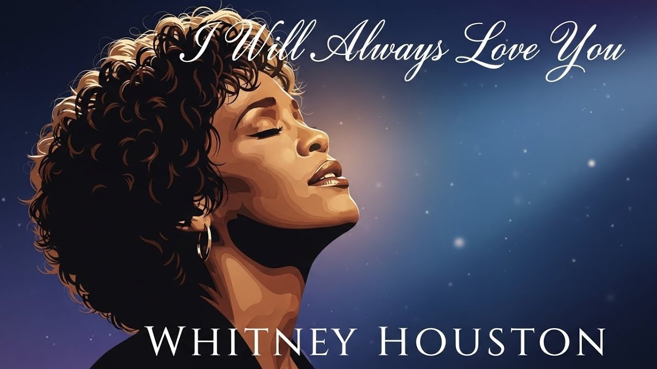I Will Always Love You - Whitney Houston (Lyric Video) | AI Visual ...