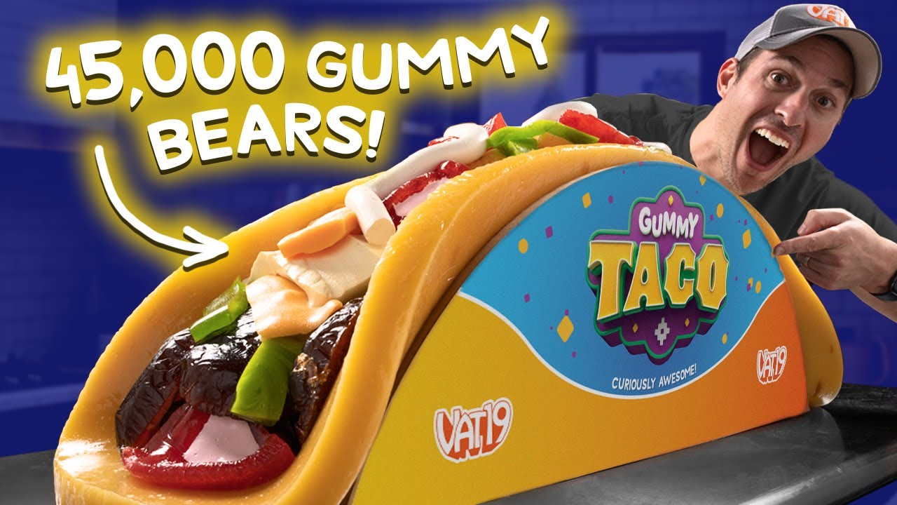 We Made the World's Largest Gummy Taco • This Could Be Awesome #23 ...