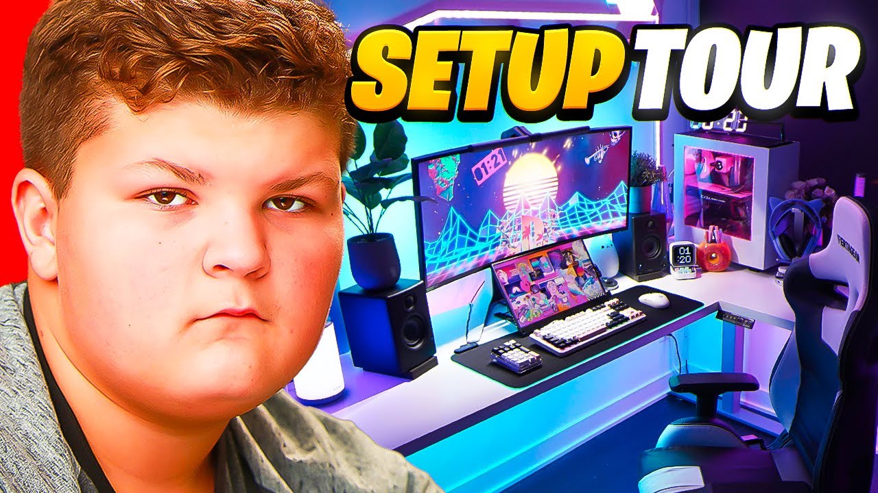 Billy Sparks 2024 $100,000 Fortnite Gaming Setup! - YouTube
